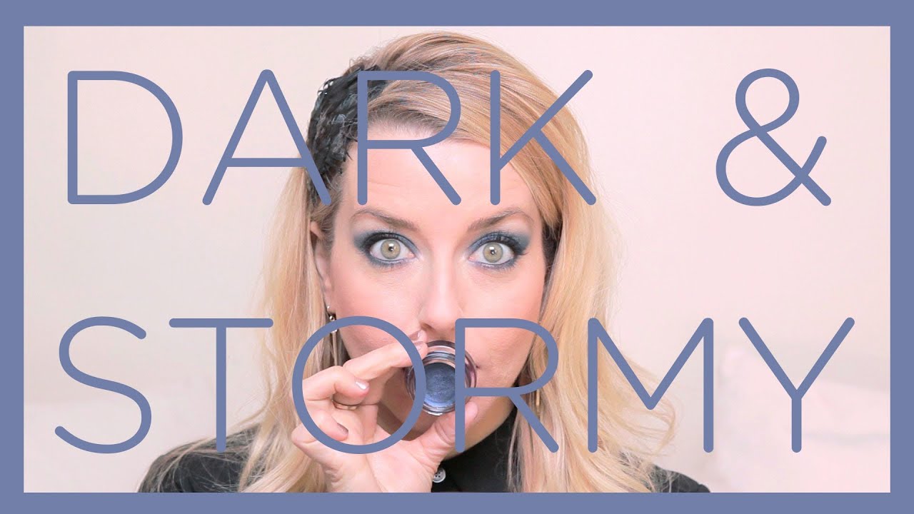 Dark and Stormy - Super Dramatic Evening Makeup Tutorial - YouTube