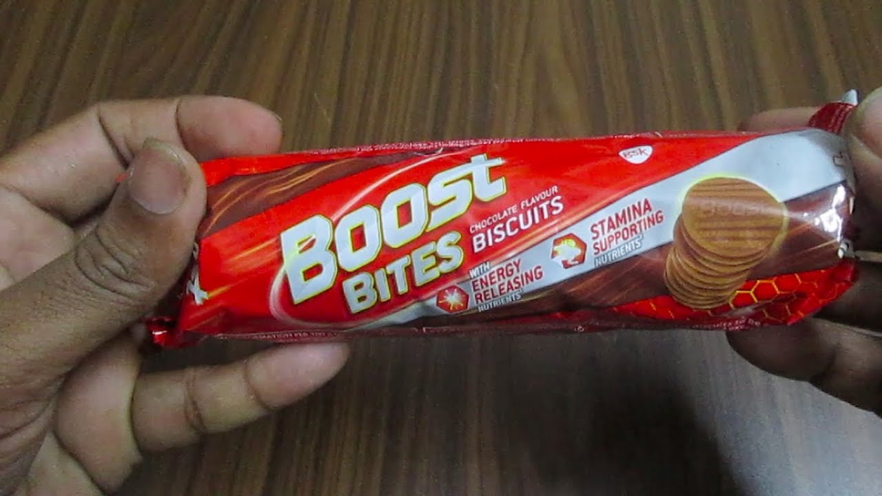 Boost Bites Chocolate Flavour Biscuits Unboxing - YouTube