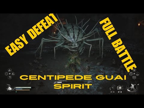 Centipede Guai Spirit Boss Fight | Easy Defeat | Black Myth: Wukong ...