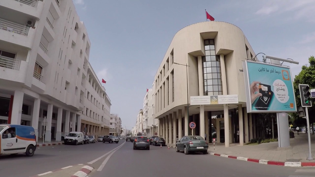 Maroc Rabat Centre ville, Gopro / Morocco Rabat City center, Gopro ...