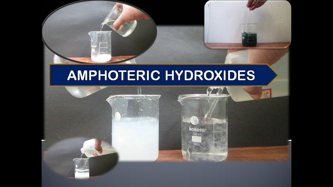 Amphoteric hydroxides - YouTube