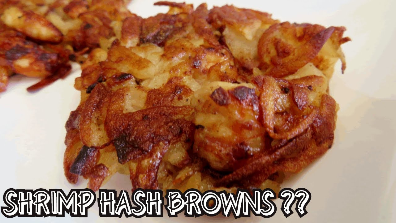 I Put Shrimp INSIDE Hash Browns...And This Happened... - YouTube