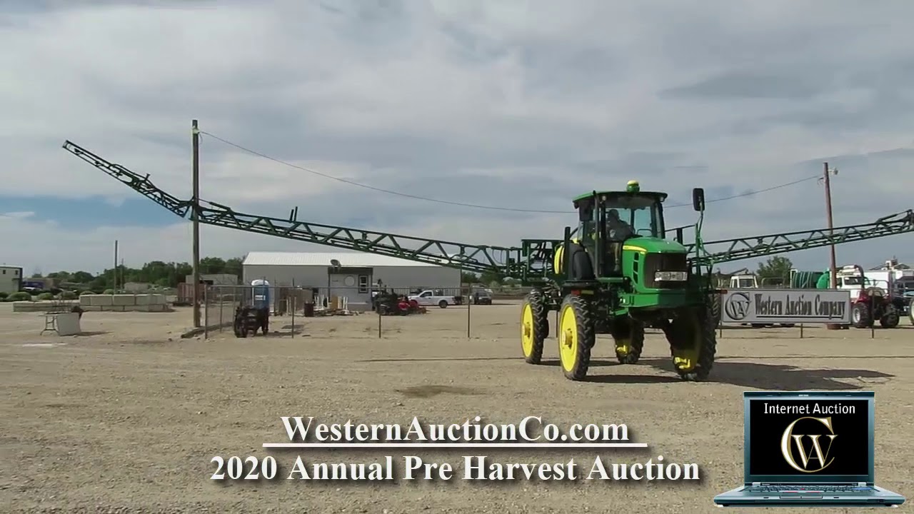 50 • John Deere 4630 4WD 80 Ft Self Propelled Boom Sprayer - YouTube