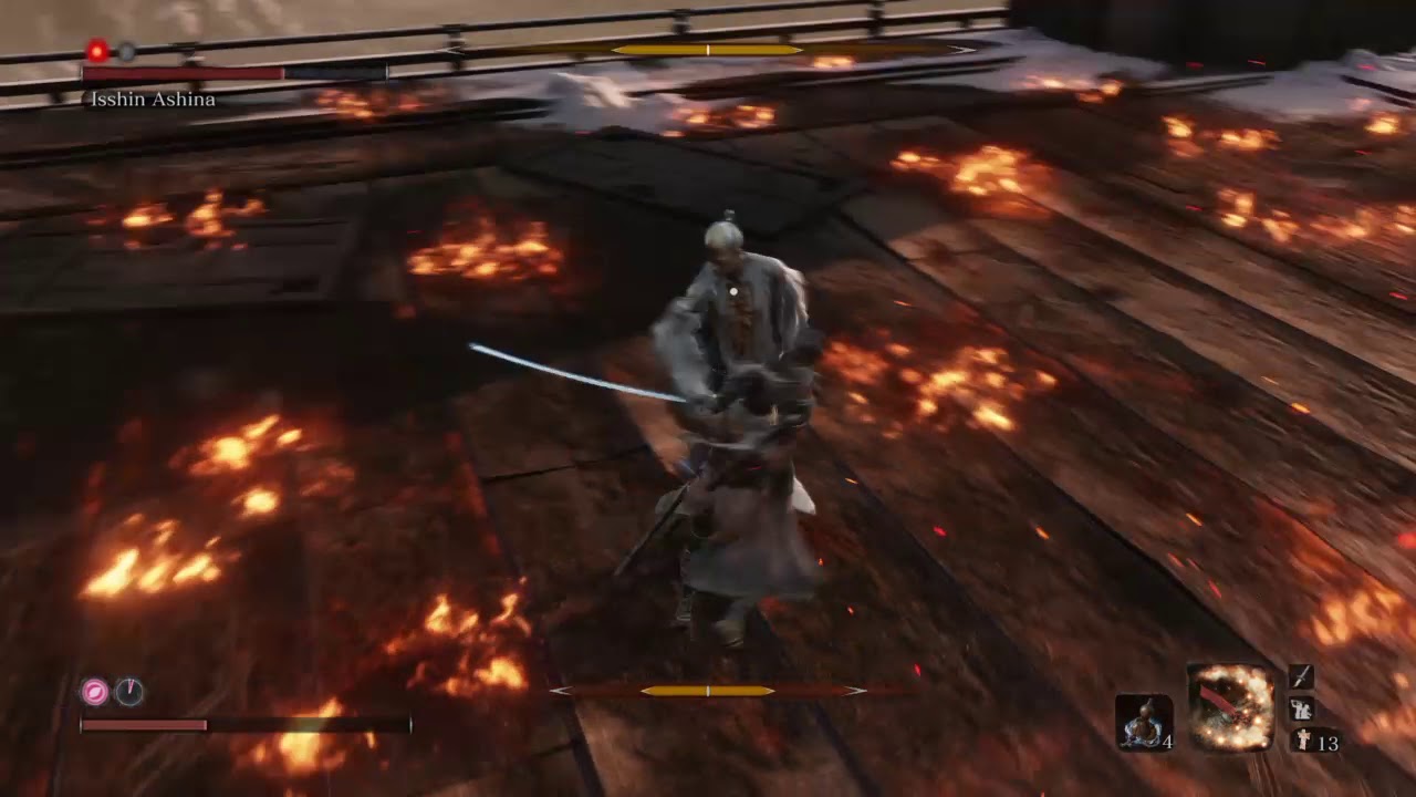 Sekiro blocked Isshin Ashina Vergil moves - YouTube
