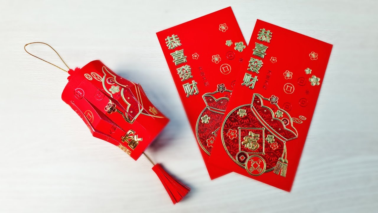 Hongbao LANTERN for Chinese new year | Chinese new year decoration ...