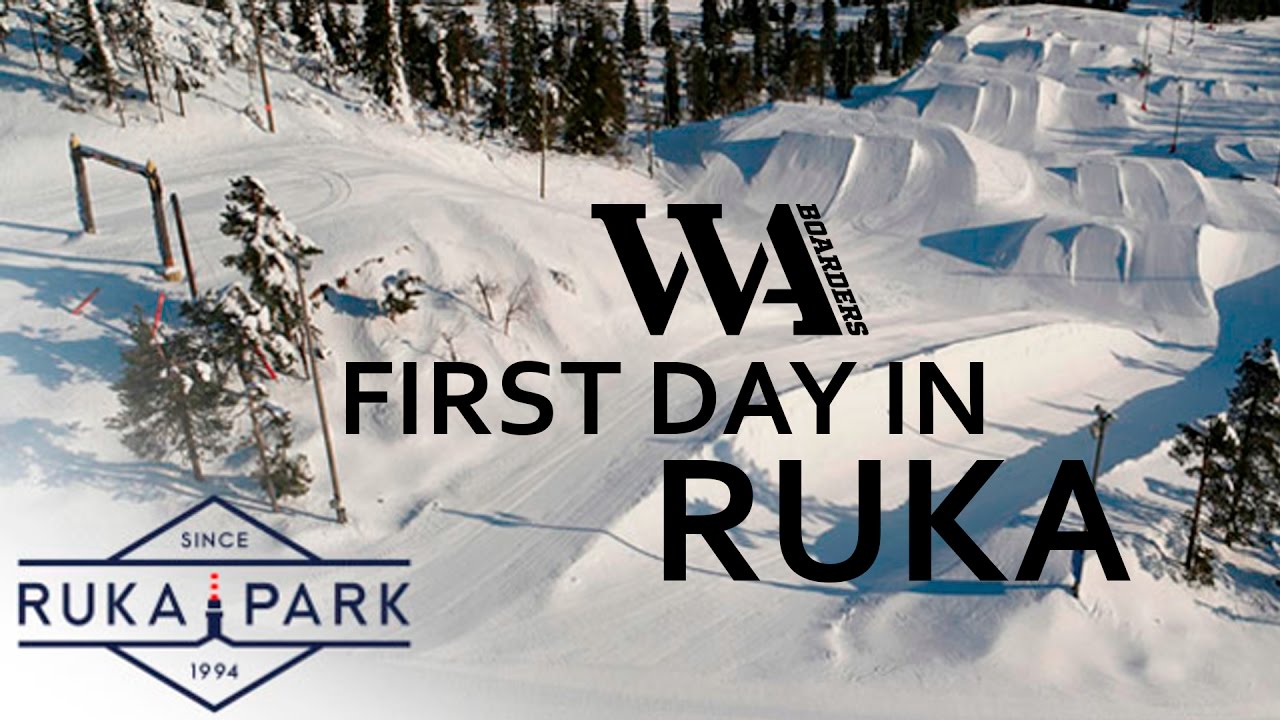 First day in Ruka. RUKA PARK. FINLAND 2017 - YouTube