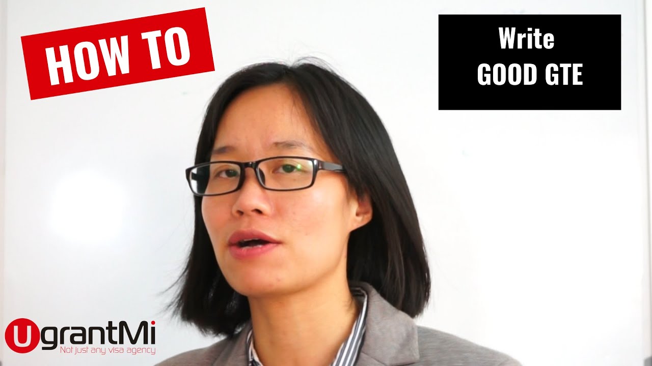 How to Write Good GTE |Australian Student Visa - YouTube
