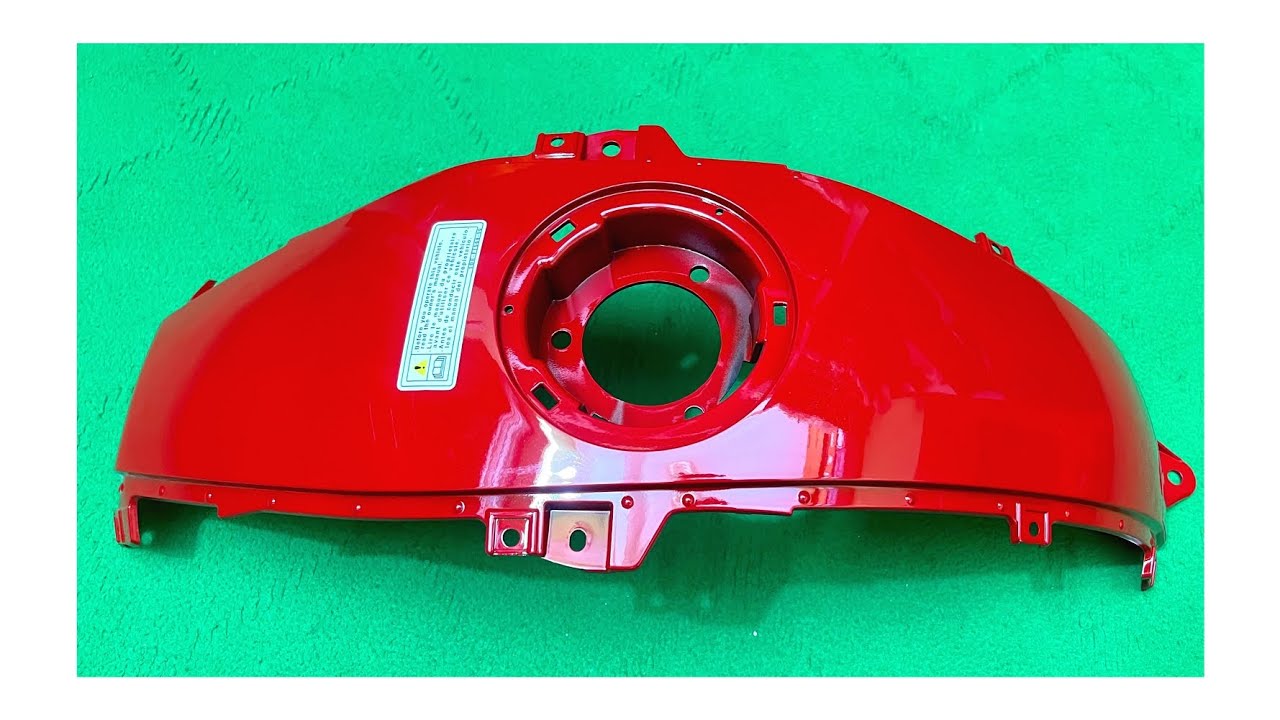 Original Cover Top (Red Colour) for Yamaha FZS V1 & FAZER V1 (White ...