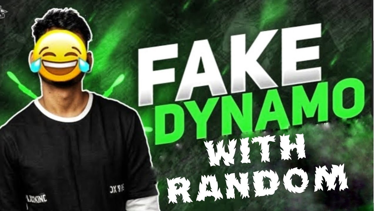 DYNAMO PLAYING FAKE DYNAMO WITH RANDOM SQUAD || MOST FUNNY AND RUSH ...