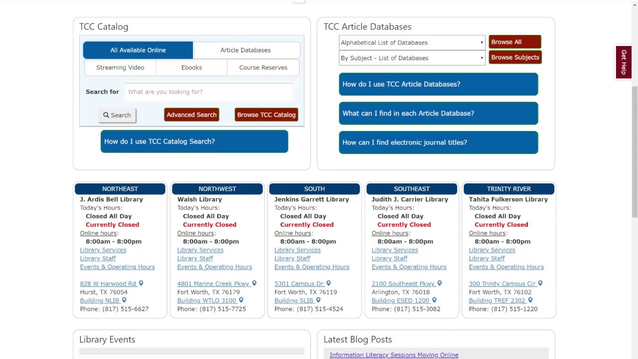 Locate Primary Sources in the TCC Library Catalog - YouTube
