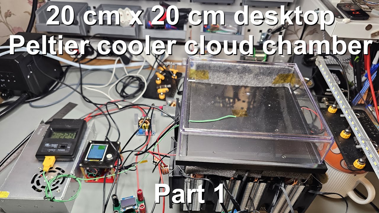 Building a 20x20 cm desktop Peltier cooler cloud chamber - Part 1 - YouTube