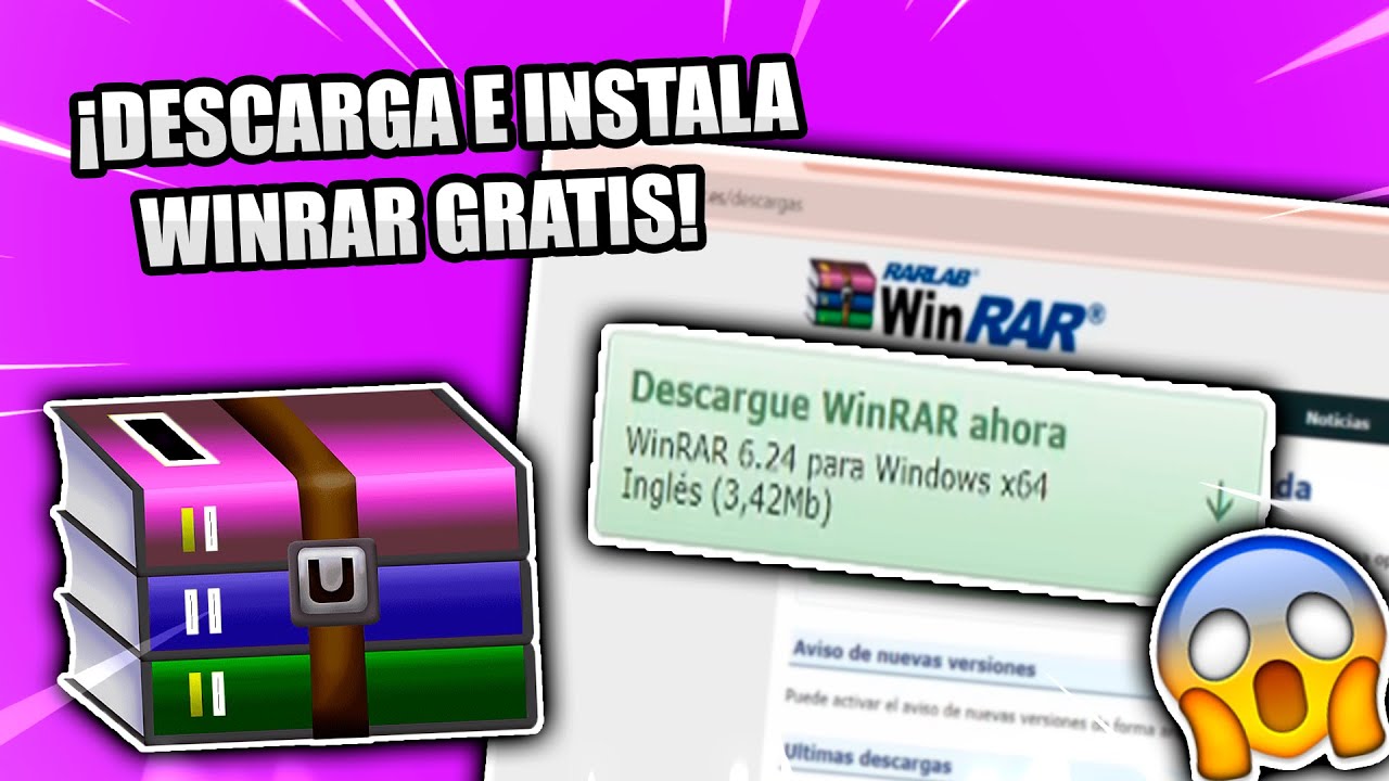 CÓMO DESCARGAR e INSTALAR WINRAR GRATIS en 2024 [PASO A PASO] - YouTube