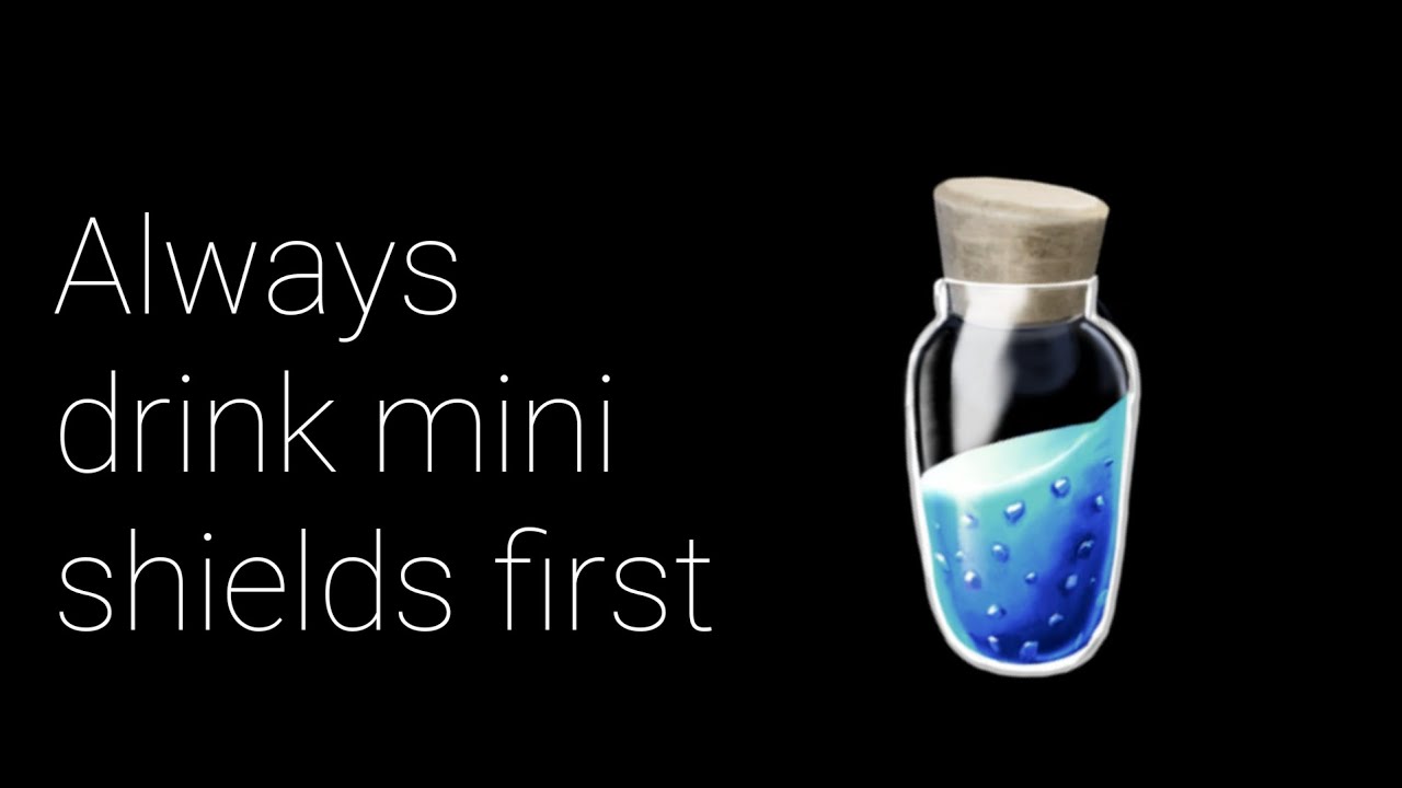 Always drink mini shields first, fortnite ad - YouTube