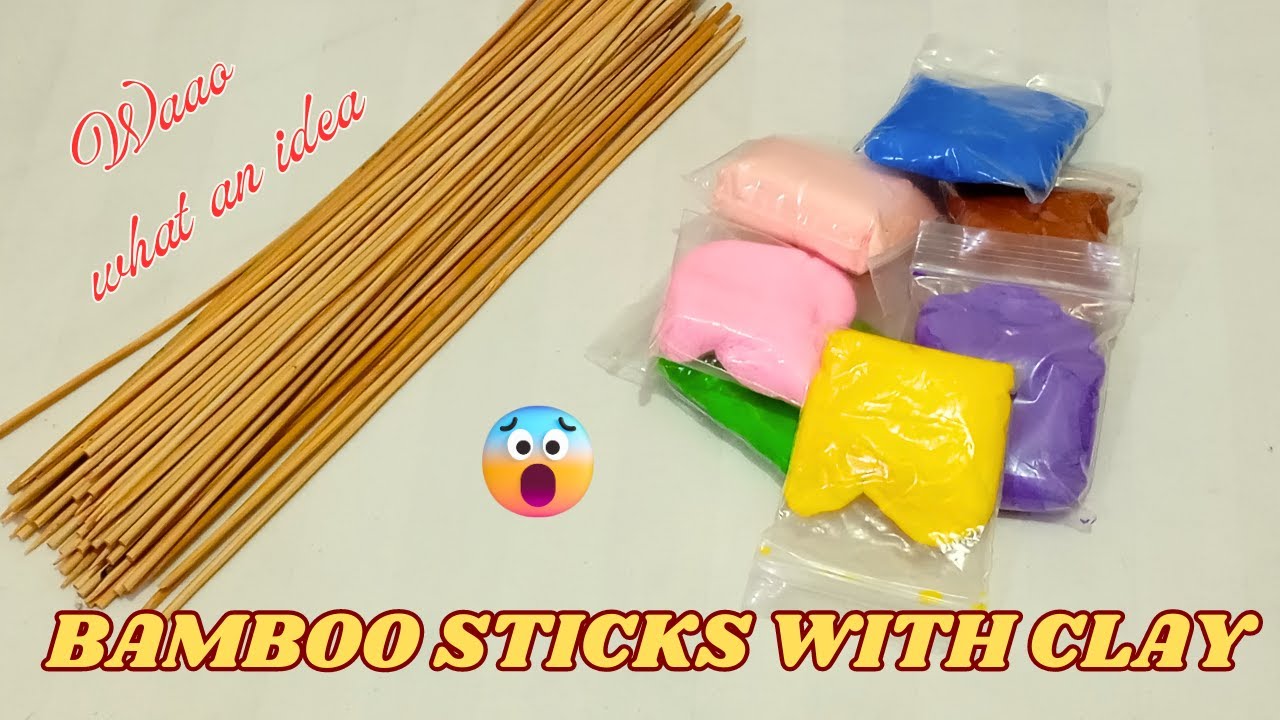 Bamboo sticks craft | Bamboo Skewers crafts | best crafts idea - YouTube