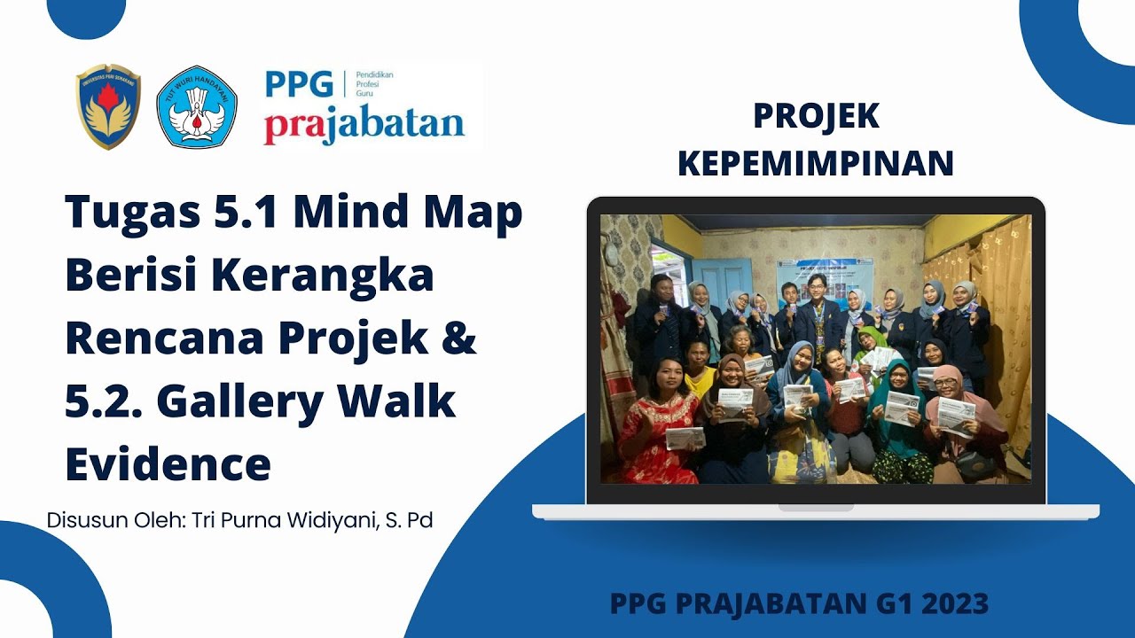Tugas 5.1 Mind Map Berisi Kerangka Rencana Projek & 5.2. Gallery Walk Evidence - YouTube