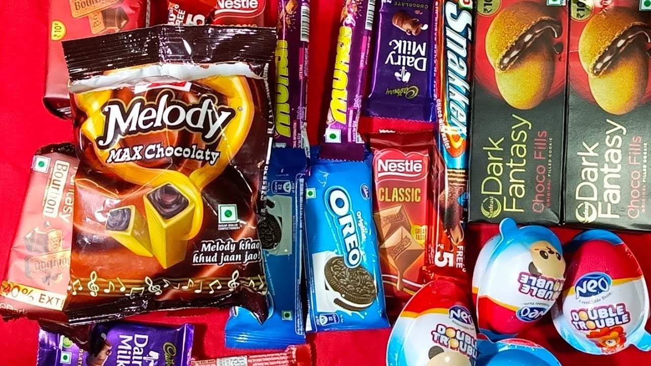 chocolate video show, KitKat, kinder Joy, dairy milk, Oreo biscuit ...