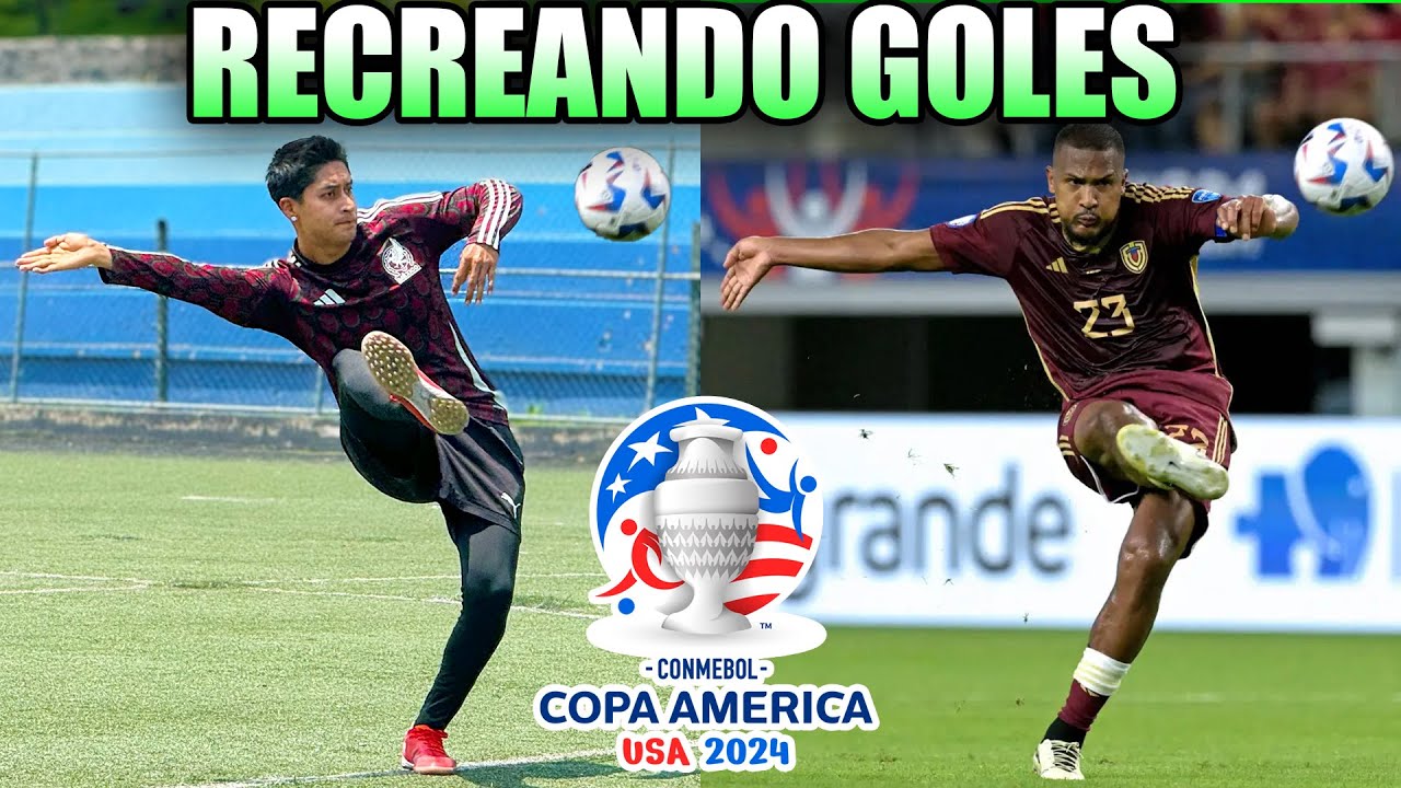 IMITANDO los MEJORES GOLES de la COPA AMÉRICA 2024 por $10,000 🥅⚽️ ...