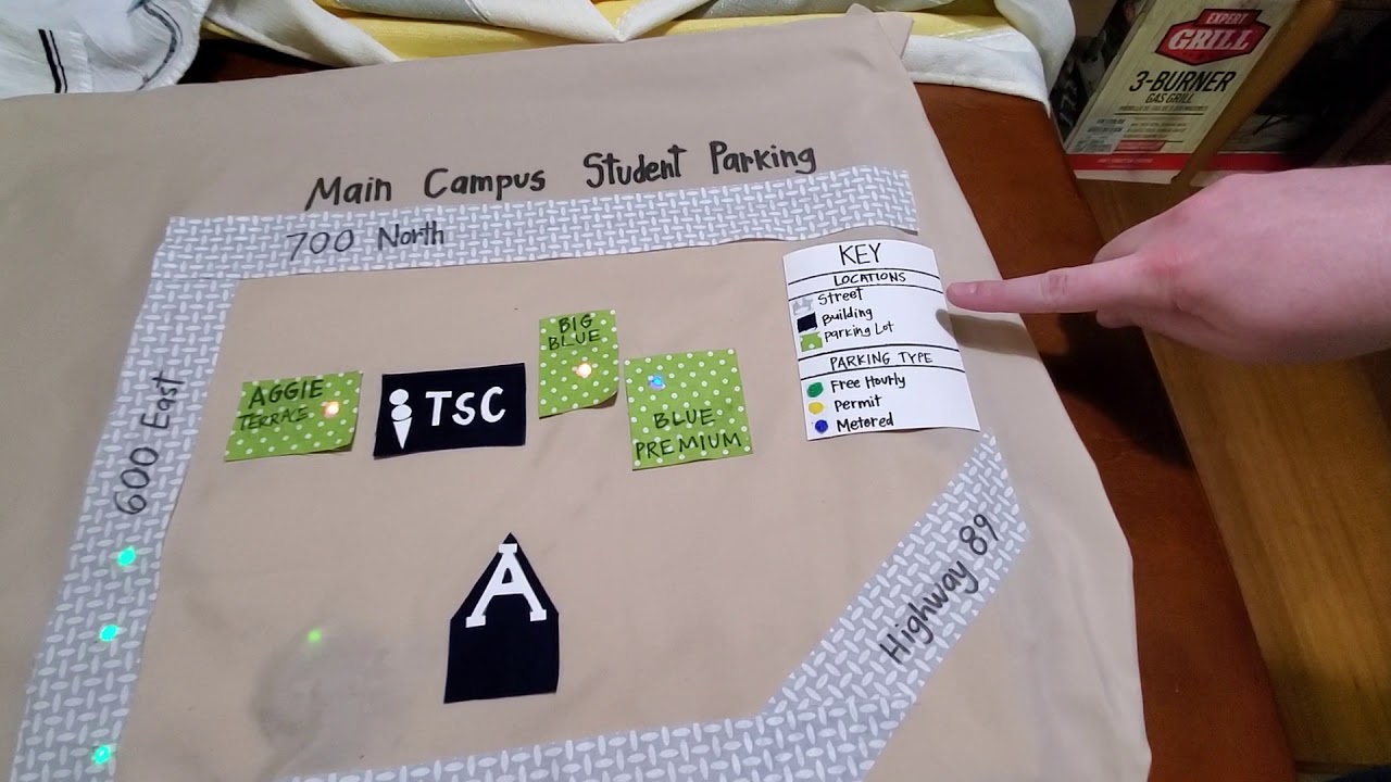USU Student Parking Map by Kate - YouTube