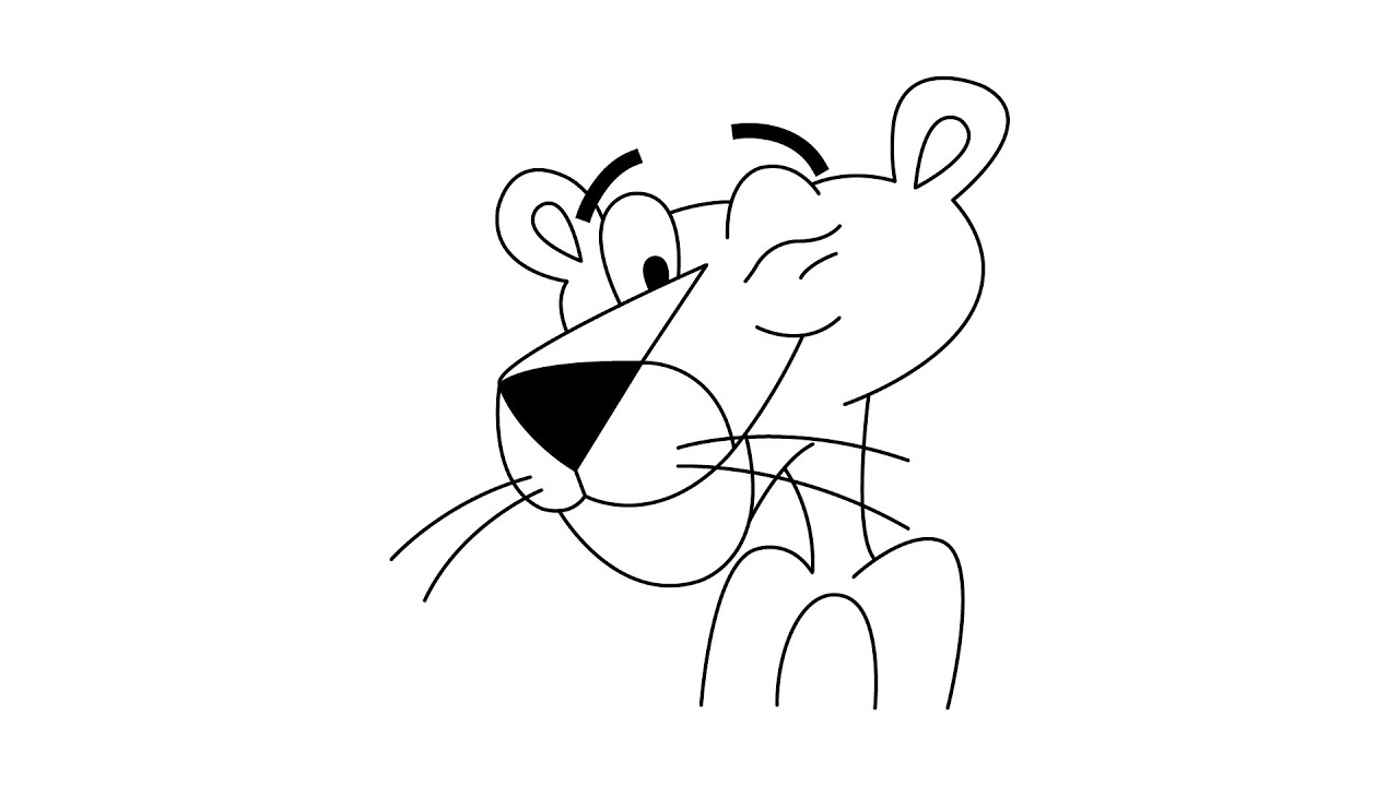 como dibujara a la PANTERA ROSA / how to draw PINK PANTER - YouTube