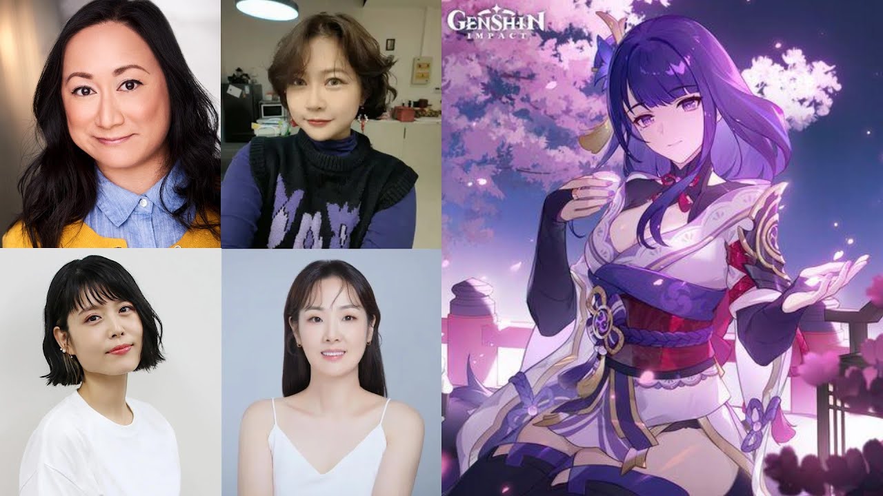 【原神】Raiden Shogun Voice Actor Comparison (JP EN CN KR) | 原神 雷電将軍 - YouTube