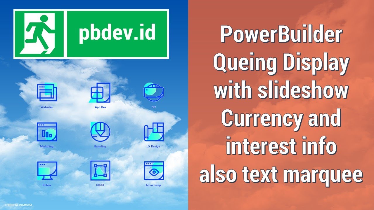 #Powerbuilder Display Que, slide show and marquee, All in native # ...