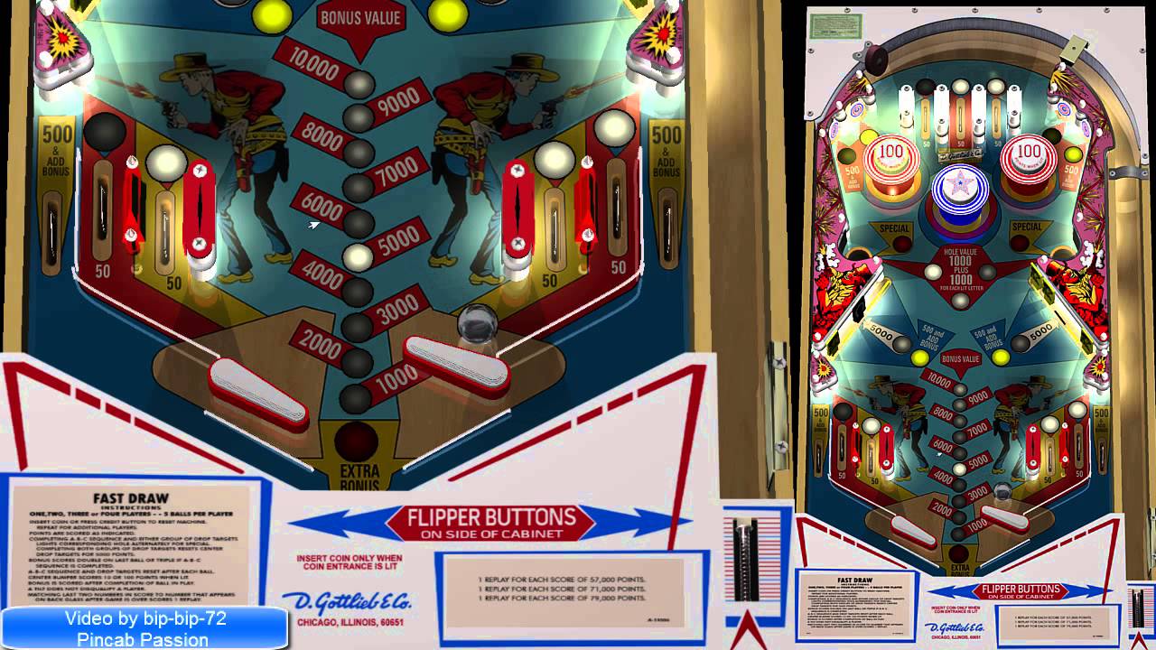 Fast Draw Visual Pinball Physmod 5 - YouTube