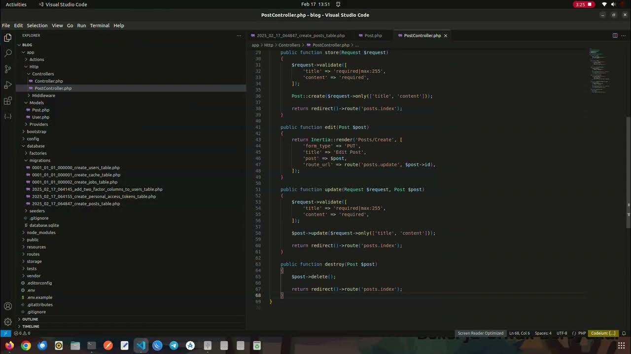 Laravel 11 Jetsream Inertia | #3 Tutorial CRUD dengan Laravel 11, Jetstream, dan Inertia.js ...