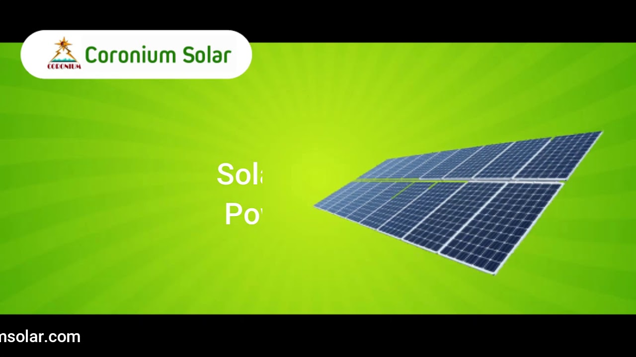 Coronium Solar - - YouTube