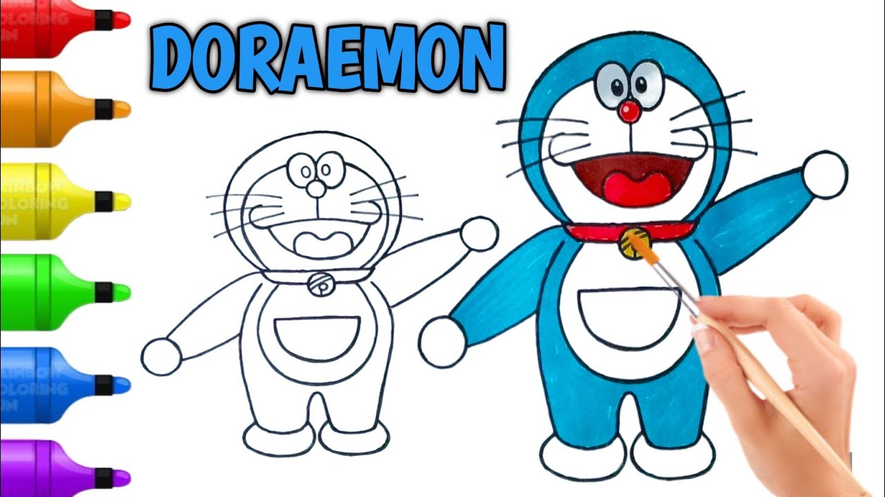 How to Draw Doraemon || Doraemon drawing easy || Step by Step Drawing ...