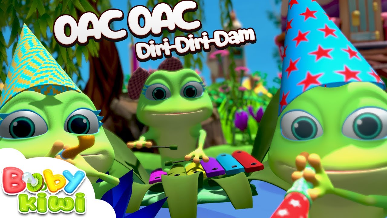 Oac Oac, Diri-Diri-Dam 🐸 - Canciones infantiles | Baby Kiwi 🥝 - YouTube
