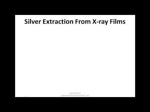 Complete Guide On Extraction Of Silver From X-ray Film - YouTube