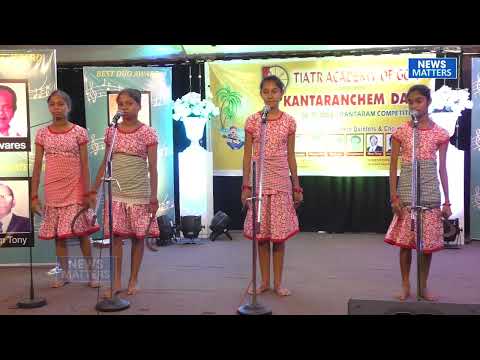 Konkani song 'Ami Goenchi Vavradi' by Jenifer, Jane Christa & Crizel at Kantaram competition