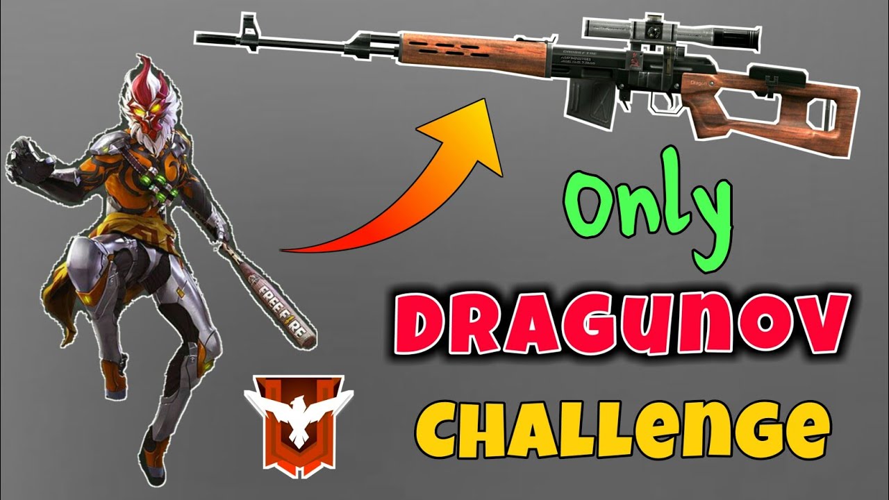 Only dragunov Challenge | Garena free fire | Dragunov - YouTube