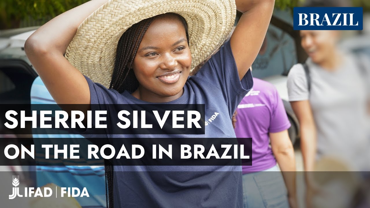 Brazil: Dancer Sherrie Silver grooves to the IFAD beat - YouTube