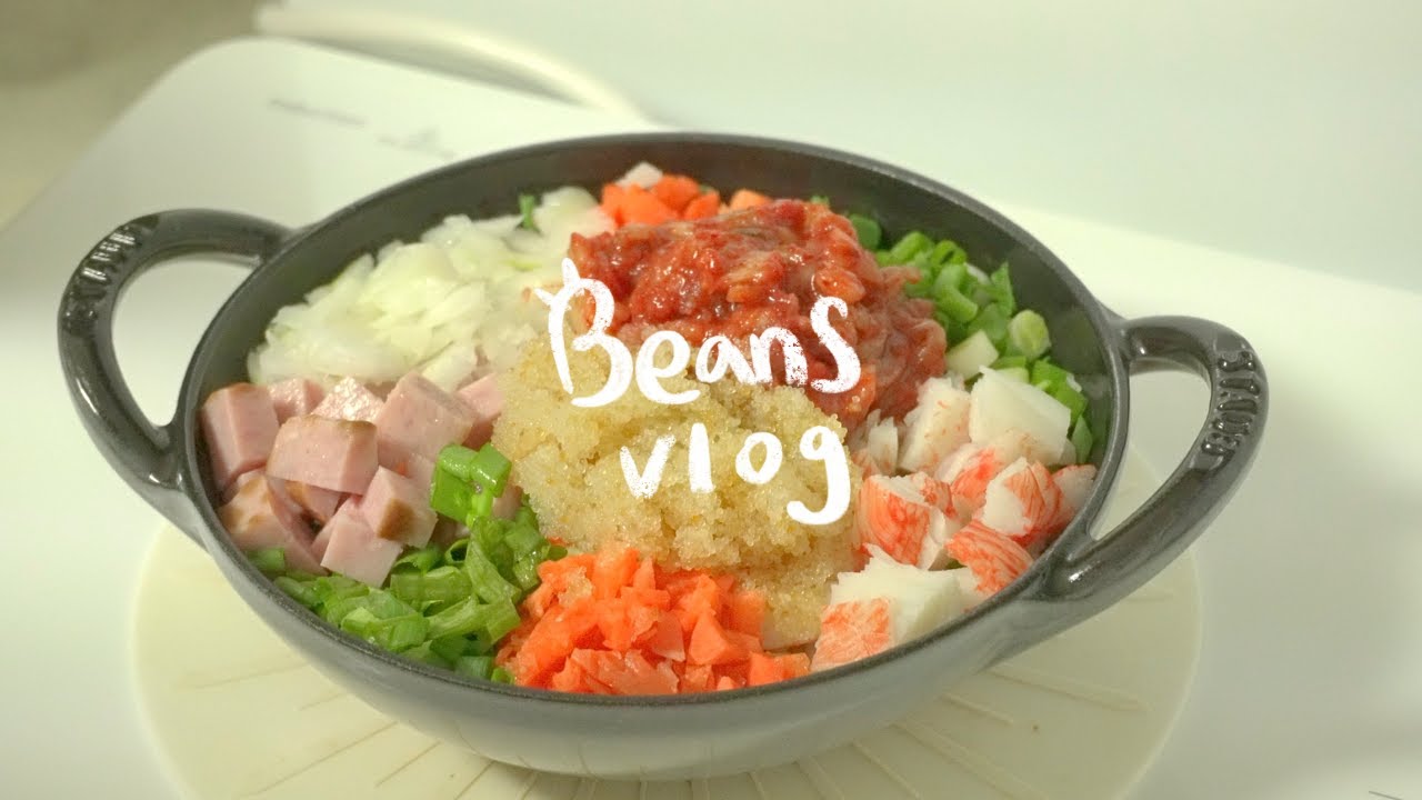 Vlog 단기로 배달 음식 절연한 집밥러의 자취 브이로그 스타우브 베이비웍에 알밥 만들어 먹기 수육 비빔면 돌나물파스타 닭다리살덮밥 그릭데이 그릭요거트