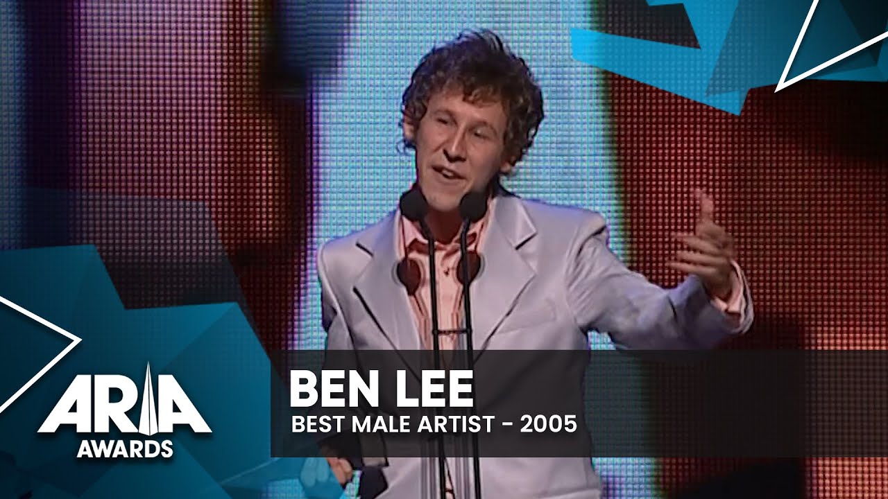 Ben Lee wins Best Male Artist | 2005 ARIA Awards - YouTube