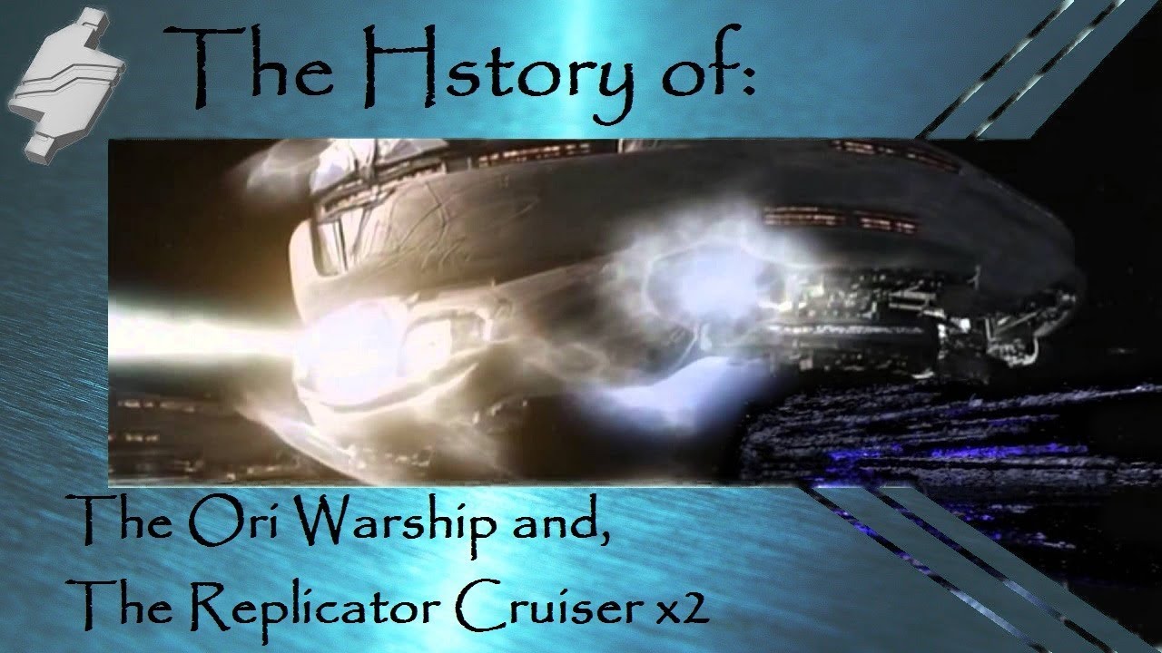 The Ori Warship and, The Replicator Cruiser (Stargate SG1)x2 - YouTube