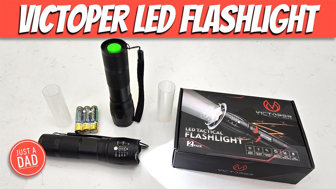 Victoper LED 2 Pack Flashlight REVIEW - YouTube