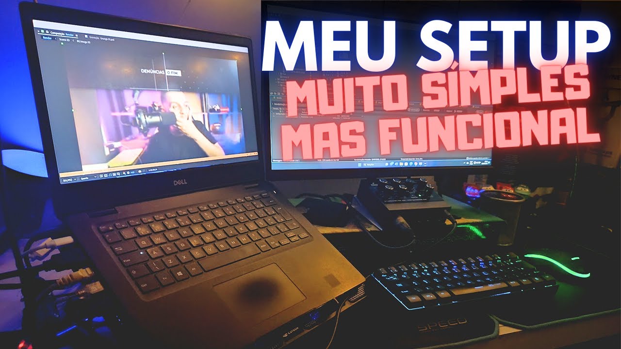 CONHEÇA O MEU SETUP QUE ESTOU MONTANDO PARA EDIÇÃO DE VÍDEOS/IMAGENS E ...