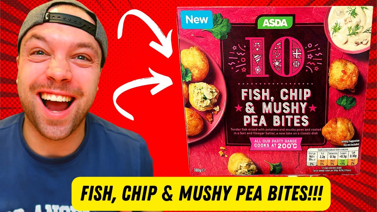 RIP OFF! Fish, Chip & Mushy Pea Bites | ASDA | Food Review - YouTube