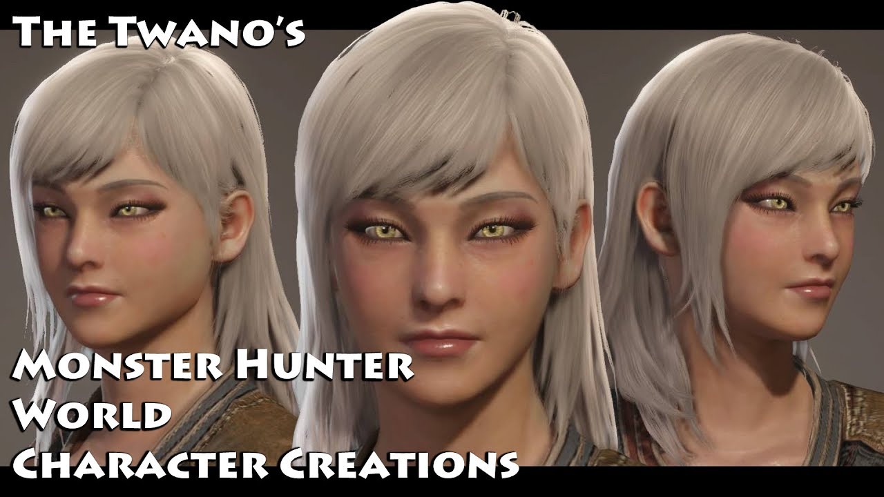 Monster Hunter World - Character Creation (Cute Female) #64 - YouTube
