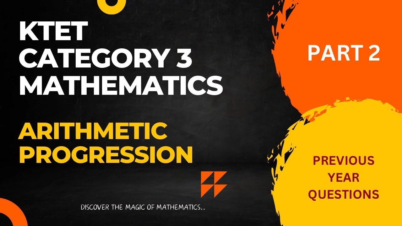 KTET CATEGORY 3 MATHEMATICS | PREVIOUS YEAR QUESTIONS | ARITHMETIC ...