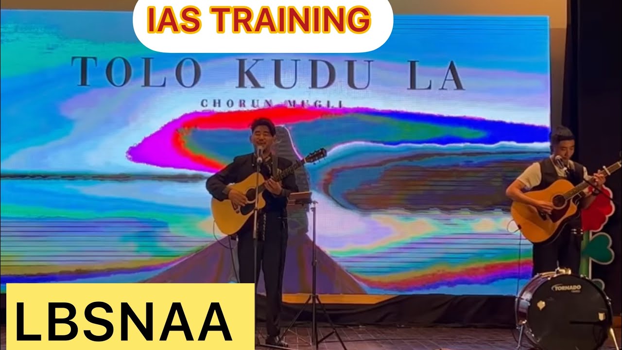 Cultural program in LBSNAA.Mood in LBSNAA.ChorunMugli.Stage performance ...