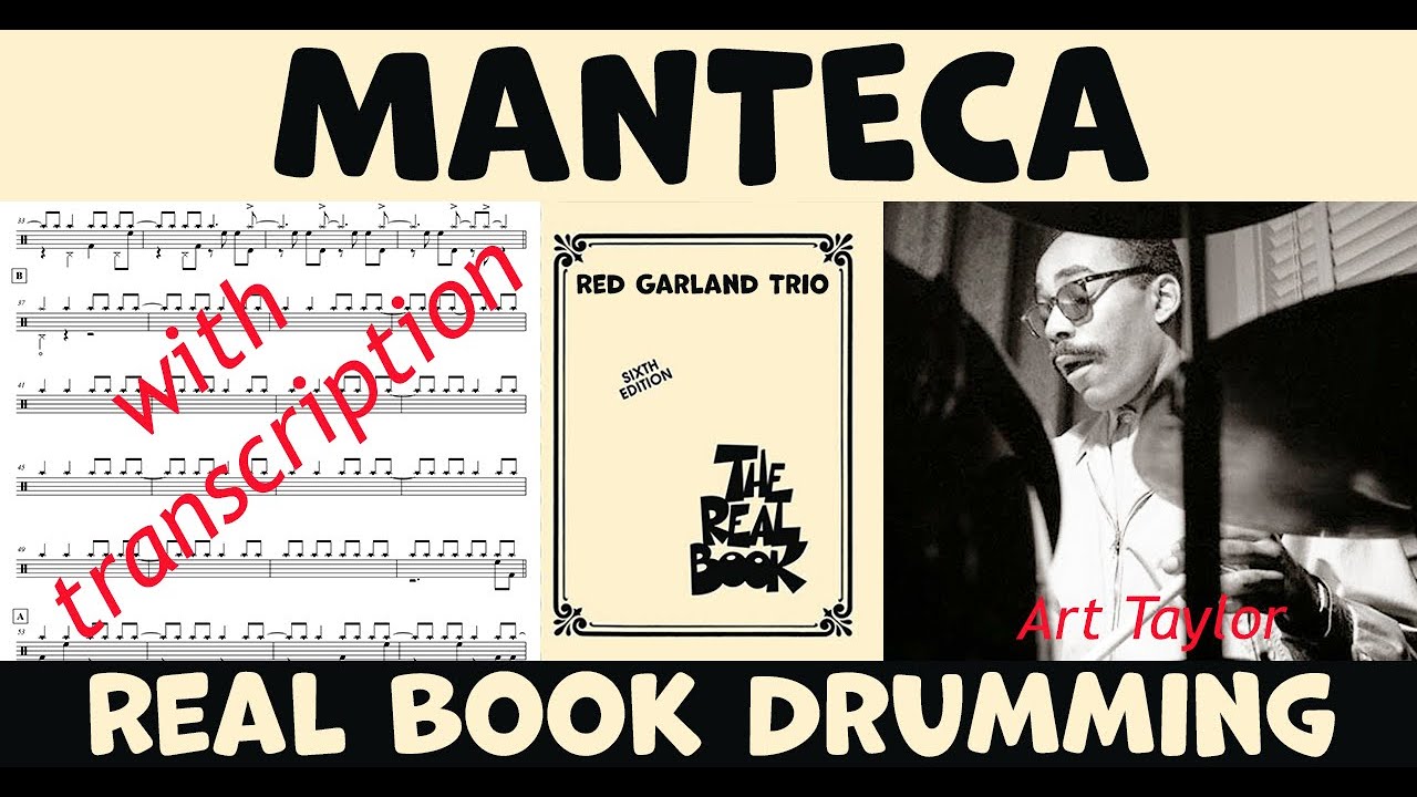 Manteca - Red Garland Trio - Drum Transcription & Performance - YouTube
