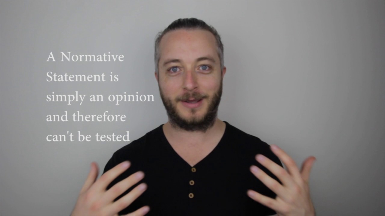 What is Positive Economics VIDEO Normative Economics Positive Statement ...