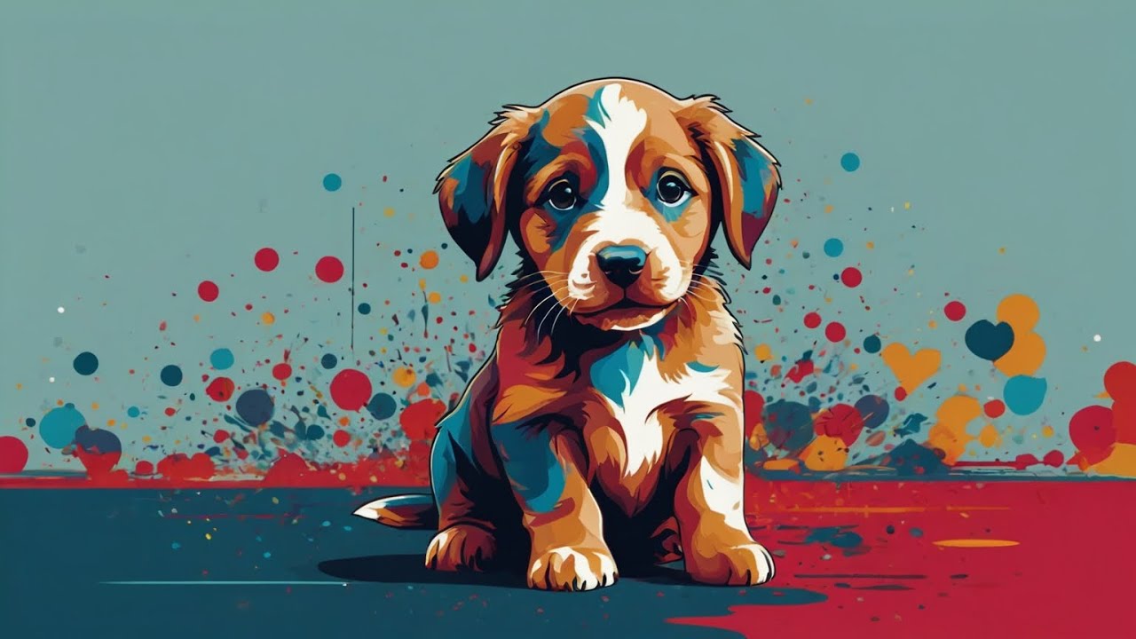 Vibrant Puppies For TV - Slideshow Screensaver Showcase - 6 Hours, No ...