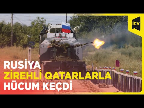 Rusiya zirehli qatarları silahlarla doldurub Ukraynaya daşıyır