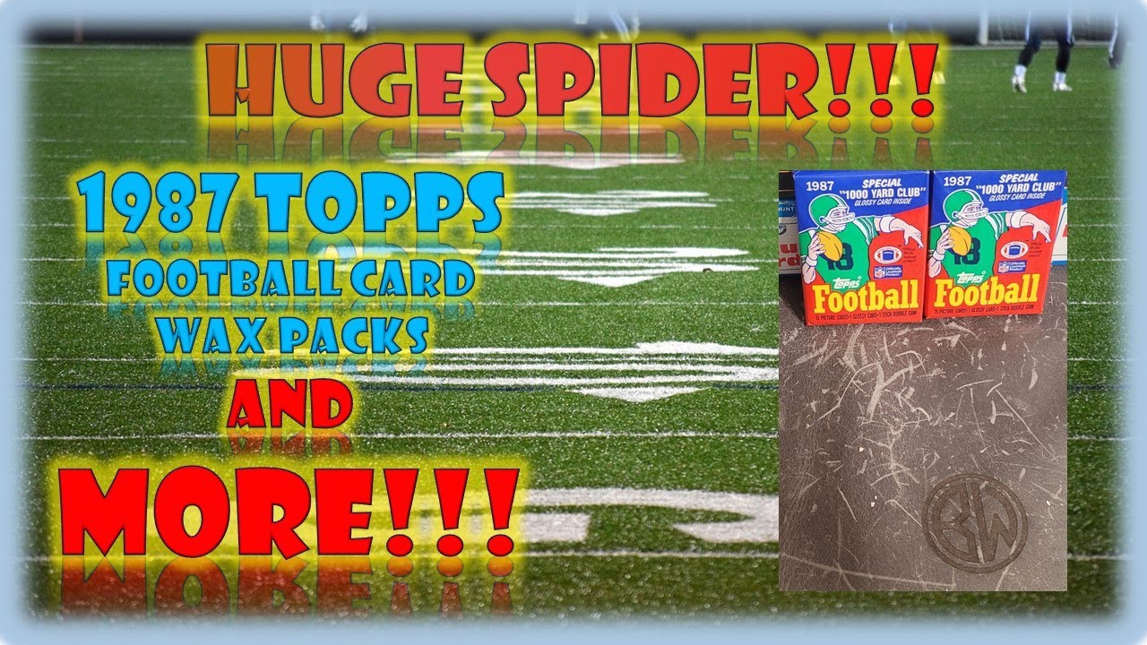 1987 Topps Football Cards Wax Packs and SUPER VINTAGE FOOTBALL Card ...