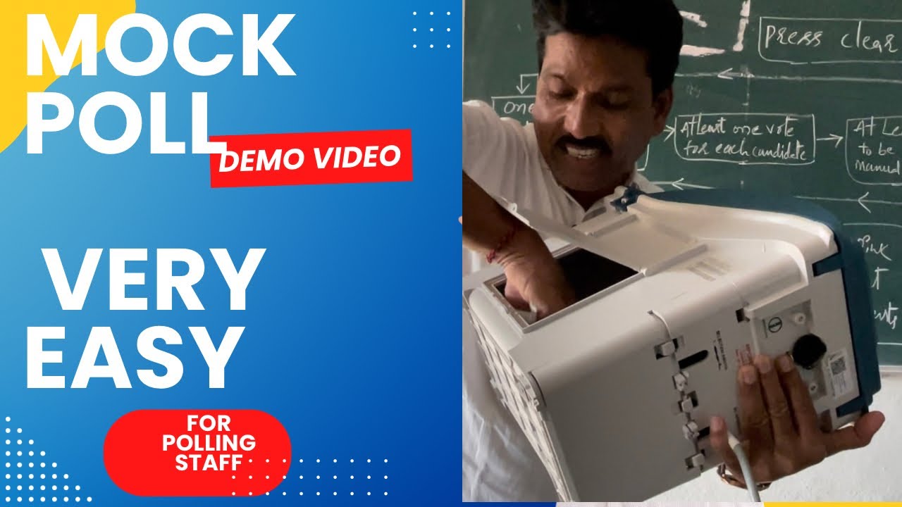 MOCK POLL VERY EASY| How to do mock poll | Detail demo video | Aravind ...