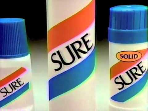 1980s Sure deodorant commercial - YouTube